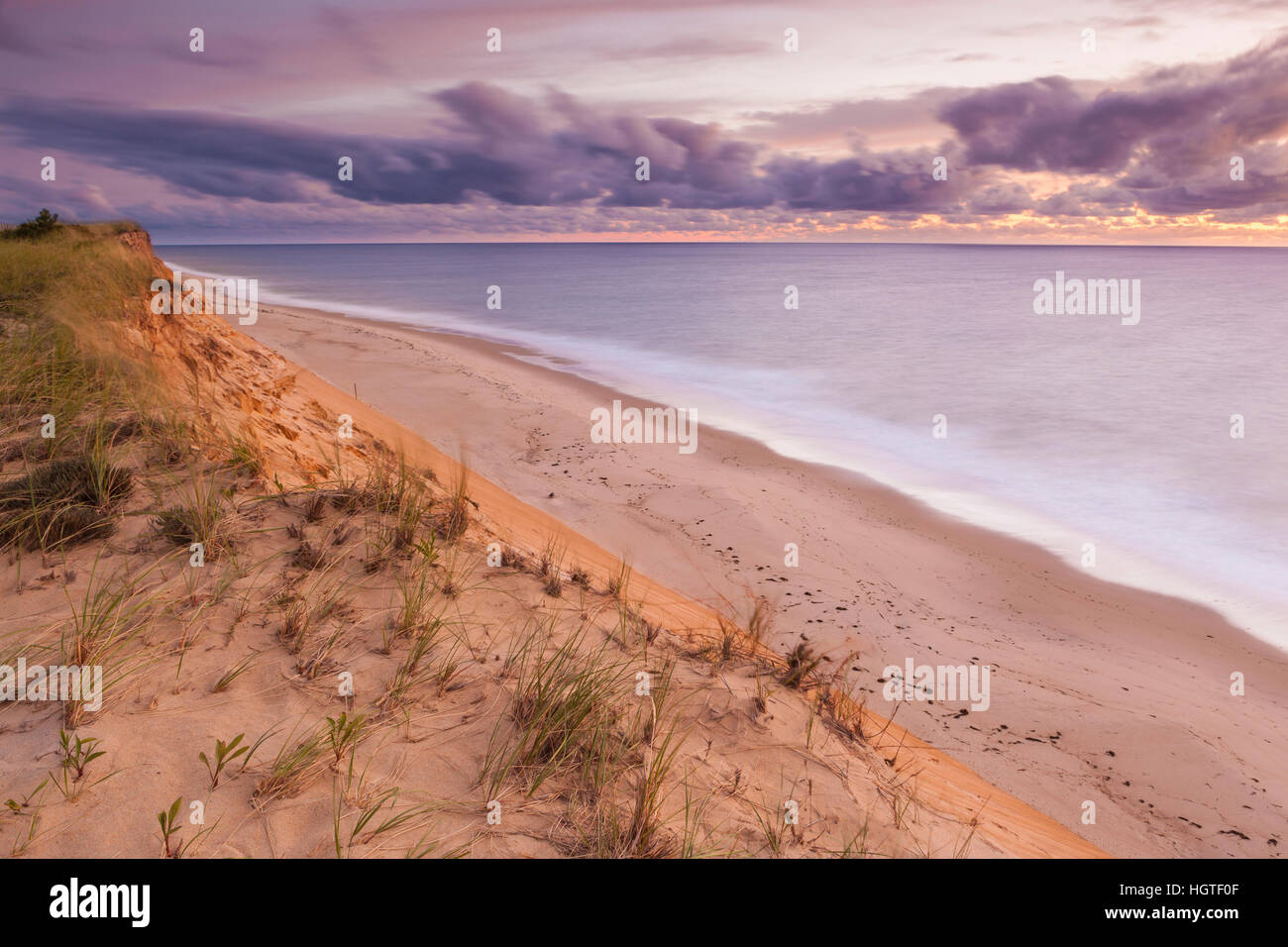 Sunrise view from the Marconi Station Site in the Cape Cod National ...