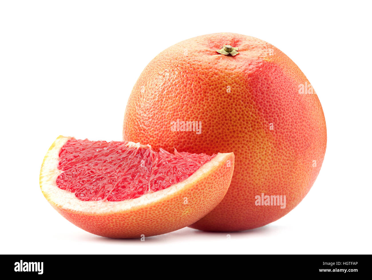 Orange grapefruit closeup isolated on white background Stock Photo - Alamy