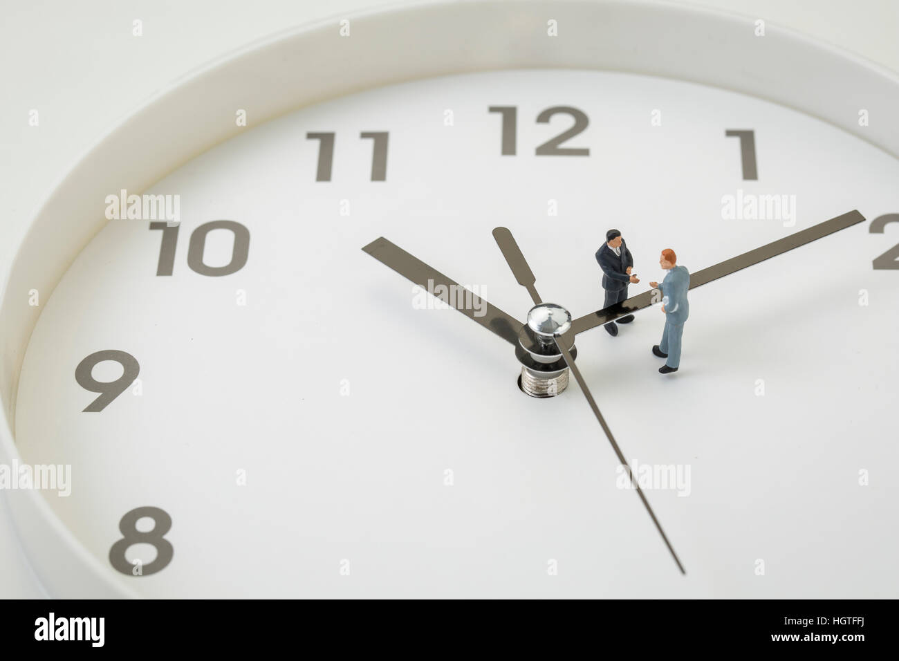 Figures on a clock Stock Photo - Alamy