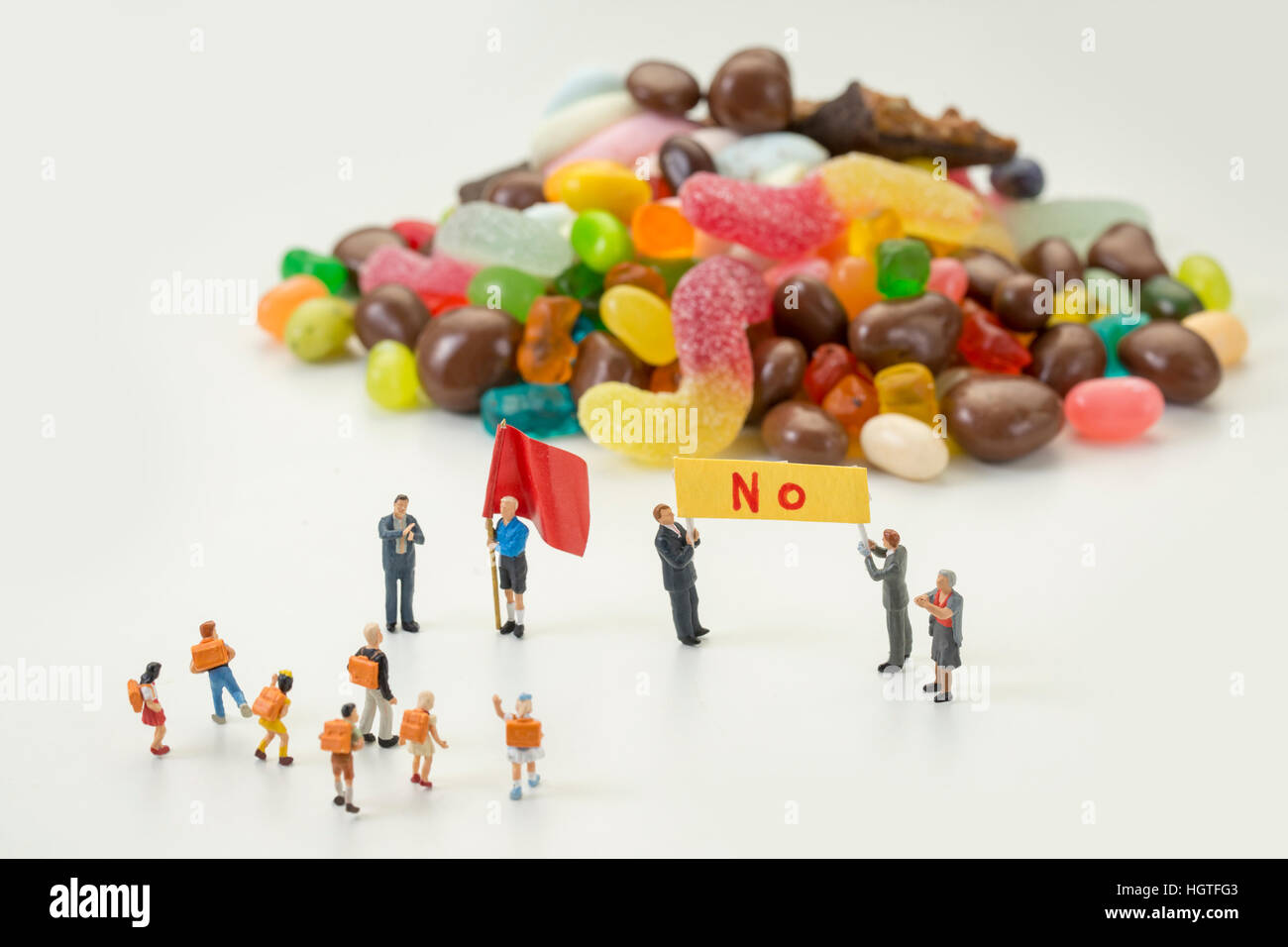 Campaign of No Sweets Stock Photo - Alamy