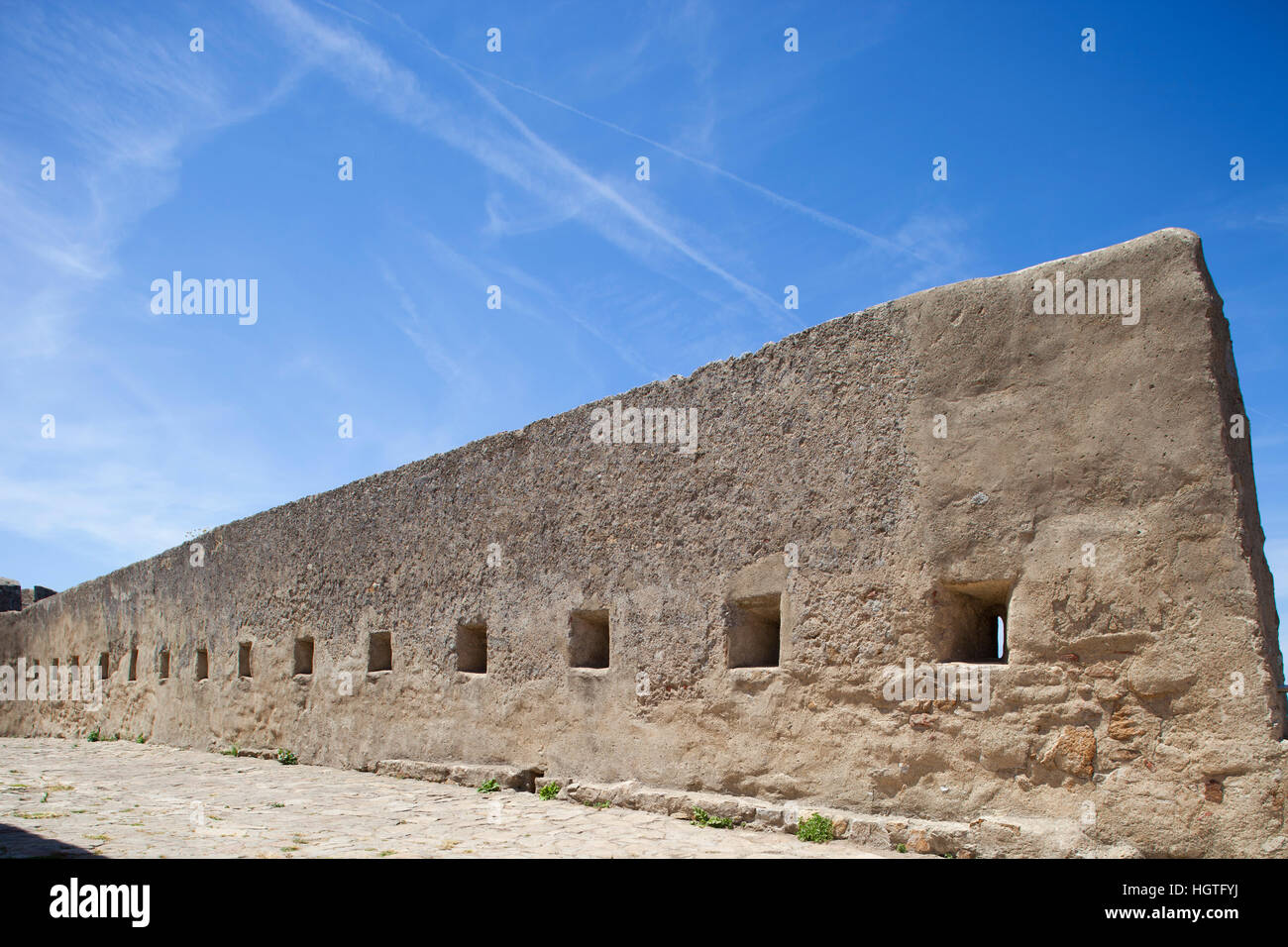 Castle, Giglio Castello village, Giglio Island, Tuscan archipelago ...