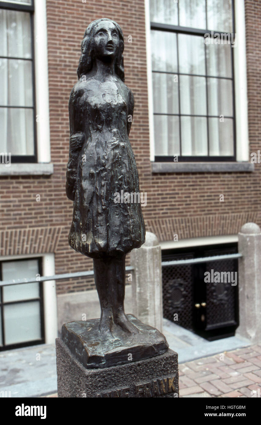 Statue of Anne Frank Stock Photo - Alamy