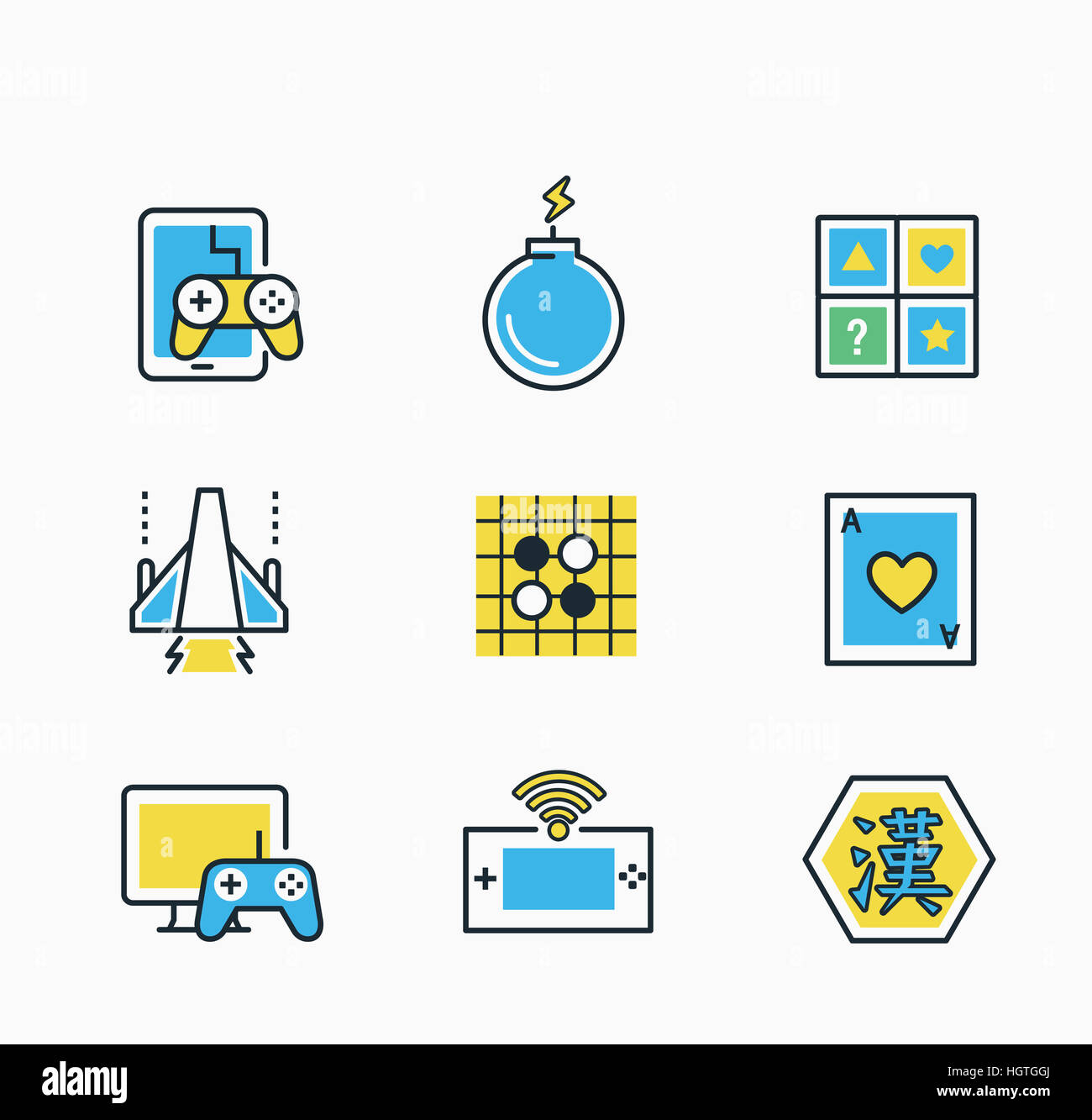 Go game icons hi-res stock photography and images - Alamy