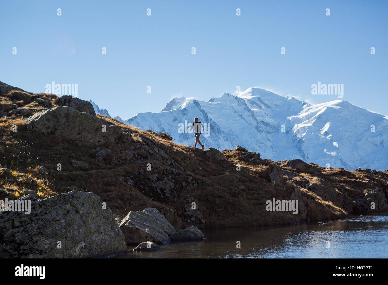 Trail Running, Chamonix, France Stock Photo - Alamy