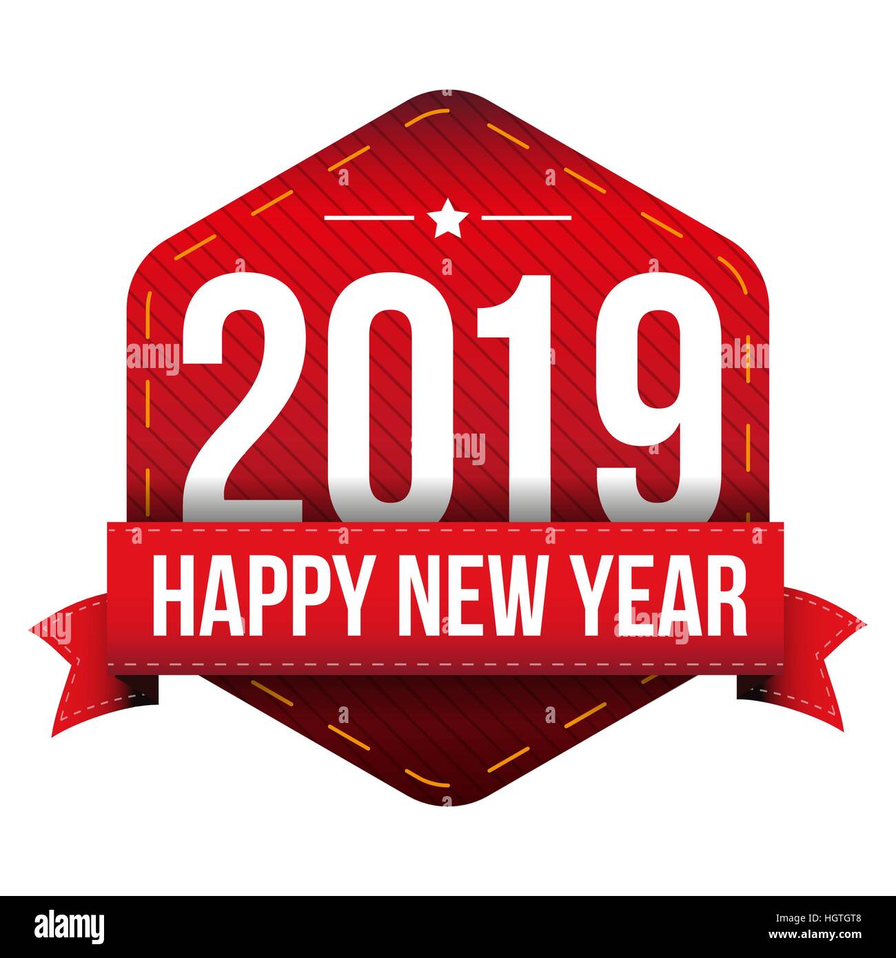 New year 2019 Stock Vector Images - Alamy