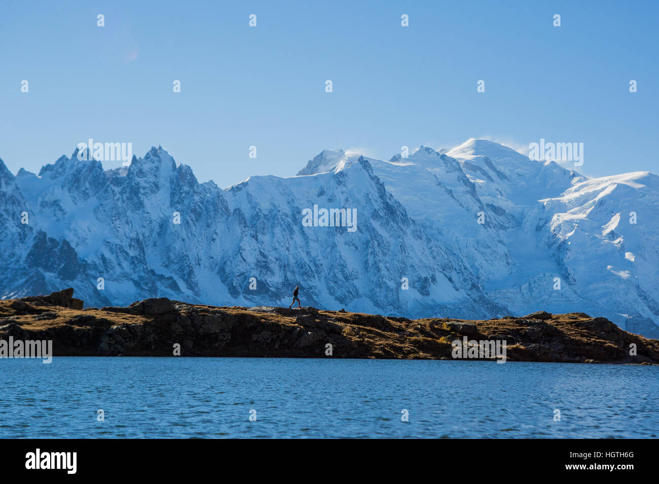 Trail Running, Chamonix, France Stock Photo - Alamy