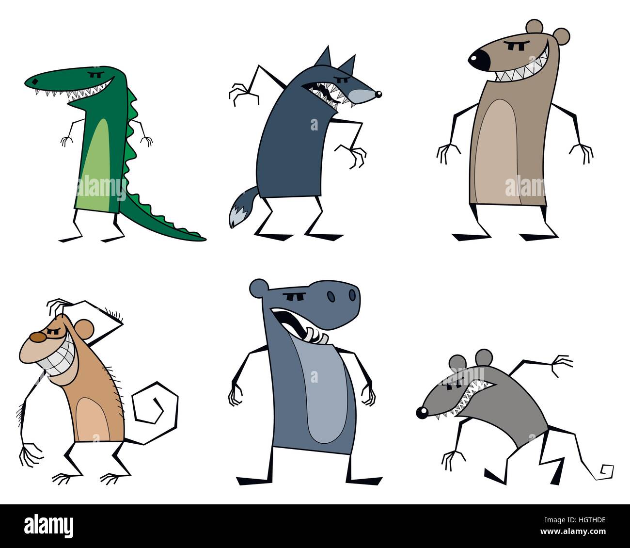 River of the wolf Stock Vector Images - Alamy