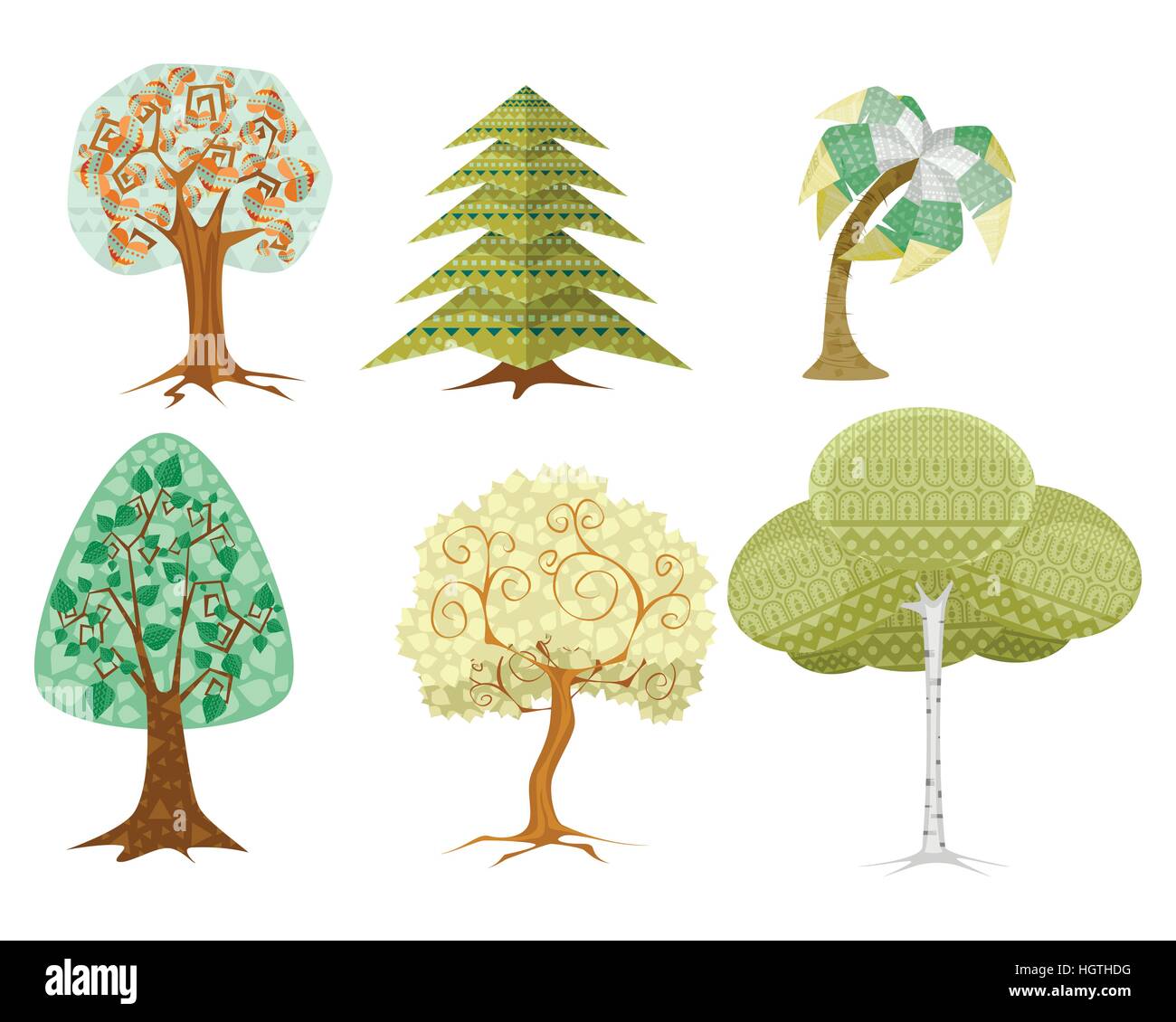 White alder tree Stock Vector Images - Alamy