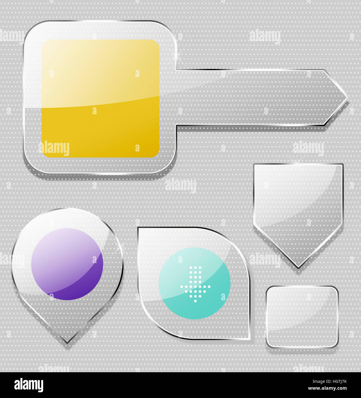 Various glass labels Stock Photo - Alamy