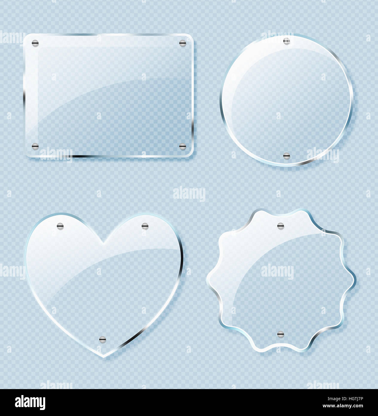 Various glass labels Stock Photo - Alamy