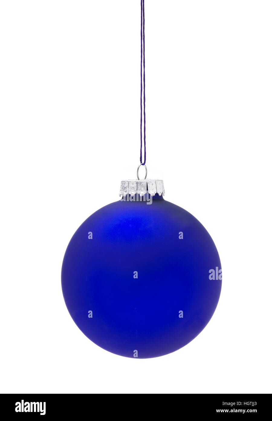 Hanging Bauble isolated on a white background Stock Photo - Alamy