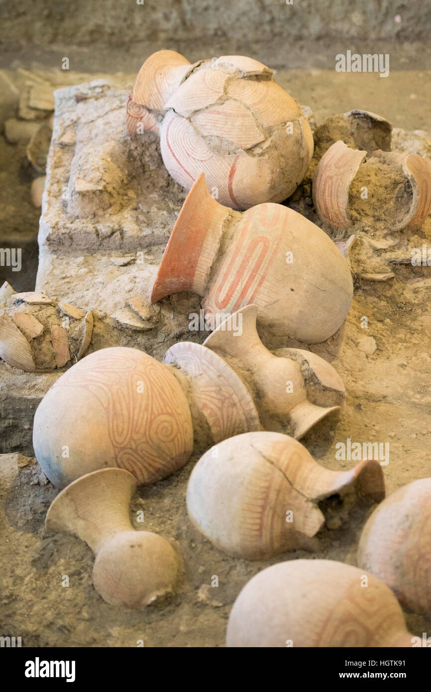 the burial sites at the ban Chiang national museum in the village of ...