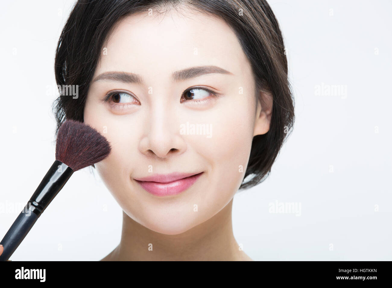 Person using makeup hi-res stock photography and images - Alamy