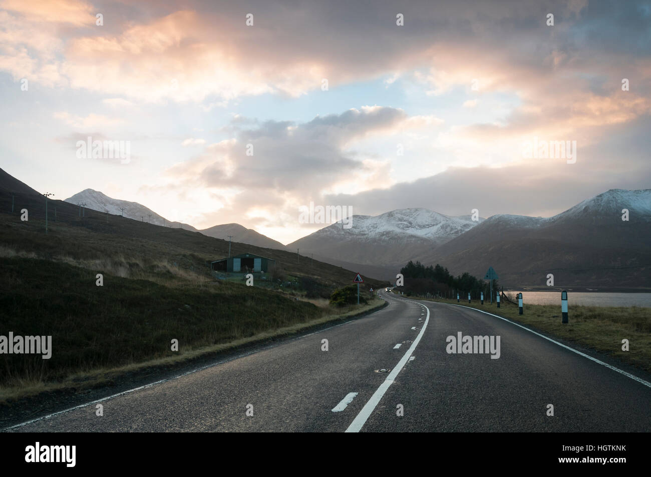 Scottish road a87 hi-res stock photography and images - Alamy