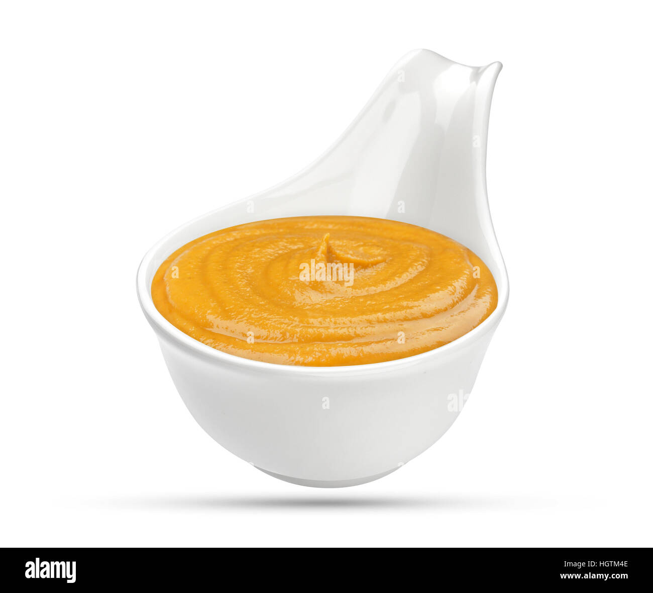 Mustard isolated on white background Stock Photo - Alamy