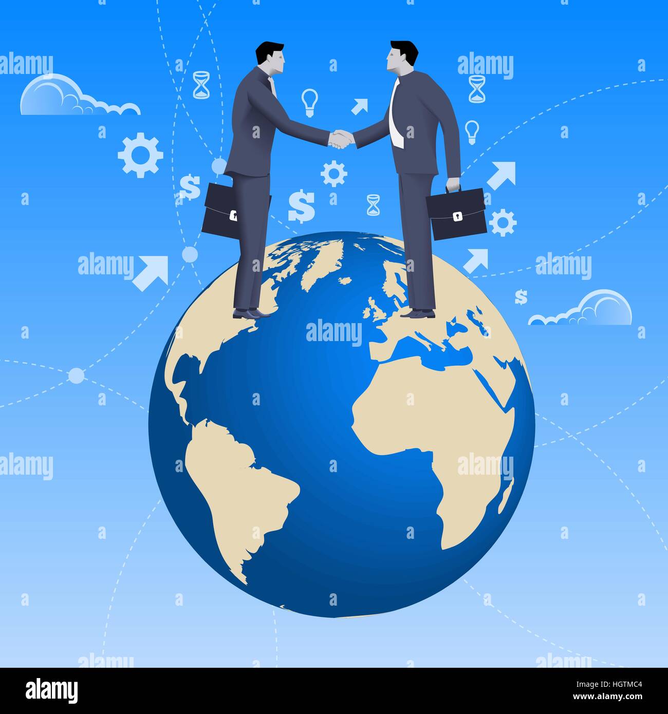 Global deal Stock Vector Images - Alamy