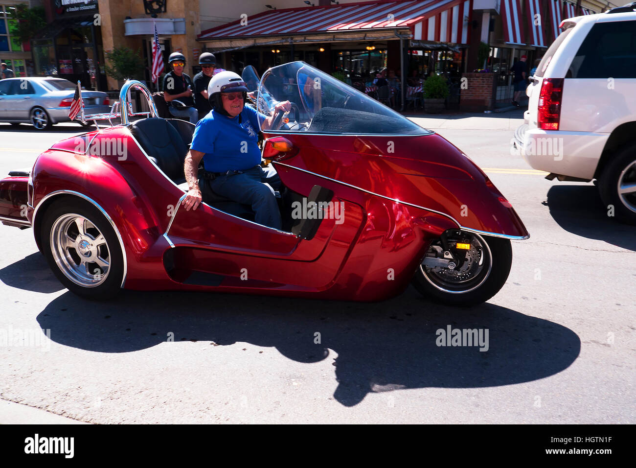Strange Motorcycle in Gatlinburg a holiday resort town in Tennessee ...