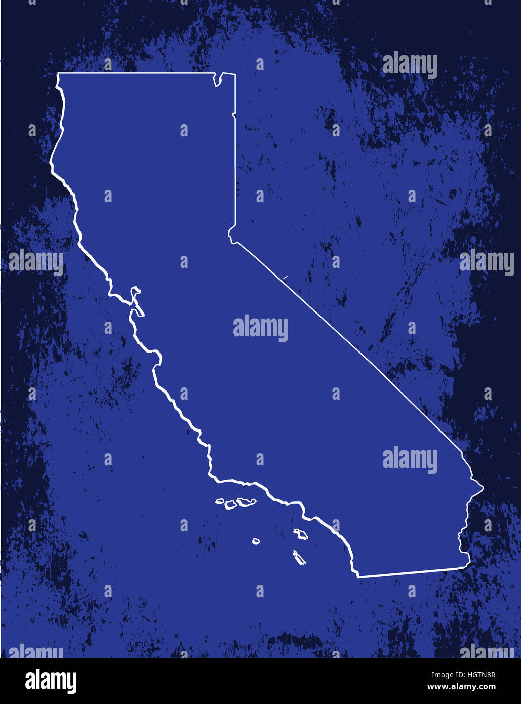 Sacramento california map hi-res stock photography and images - Alamy