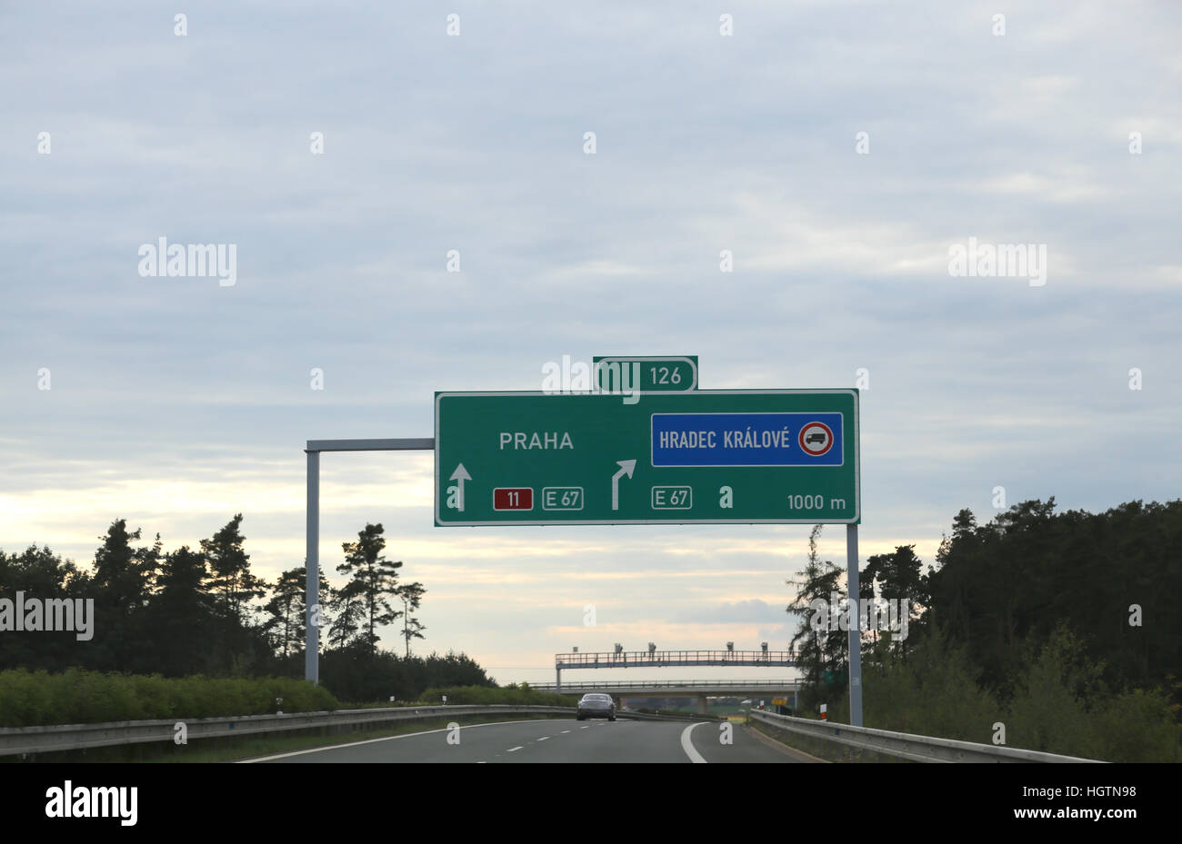 Road signs in prague czech hi-res stock photography and images - Alamy