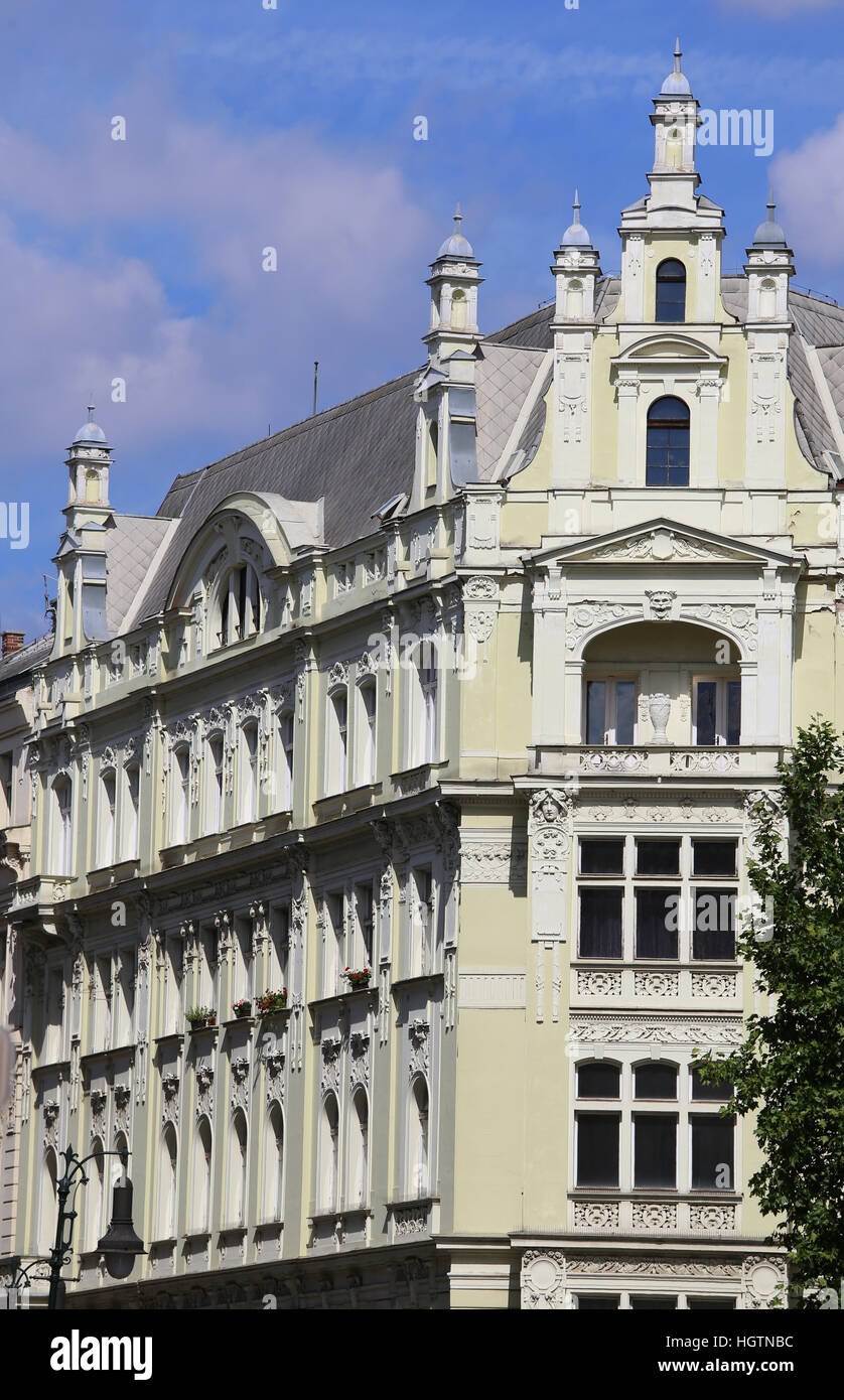 impressive big historic building in a central city of Europe Stock ...