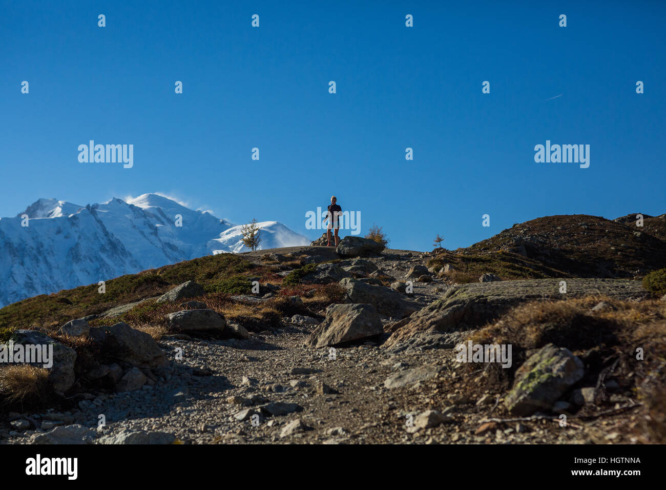 Trail Running, Chamonix, France Stock Photo - Alamy