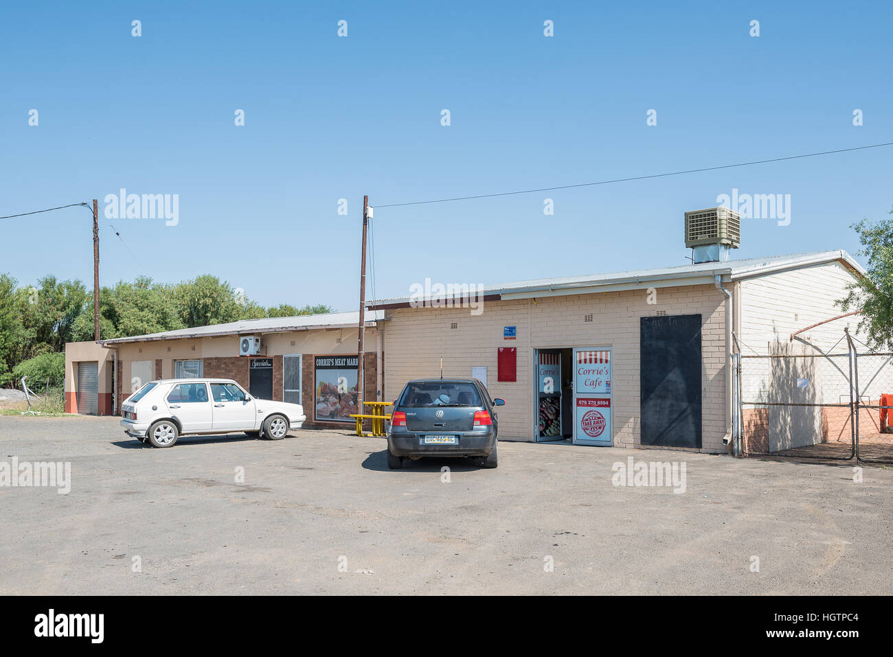 RITCHIE, SOUTH AFRICA - DECEMBER 31, 2016: A shopping centre in Ritchie ...