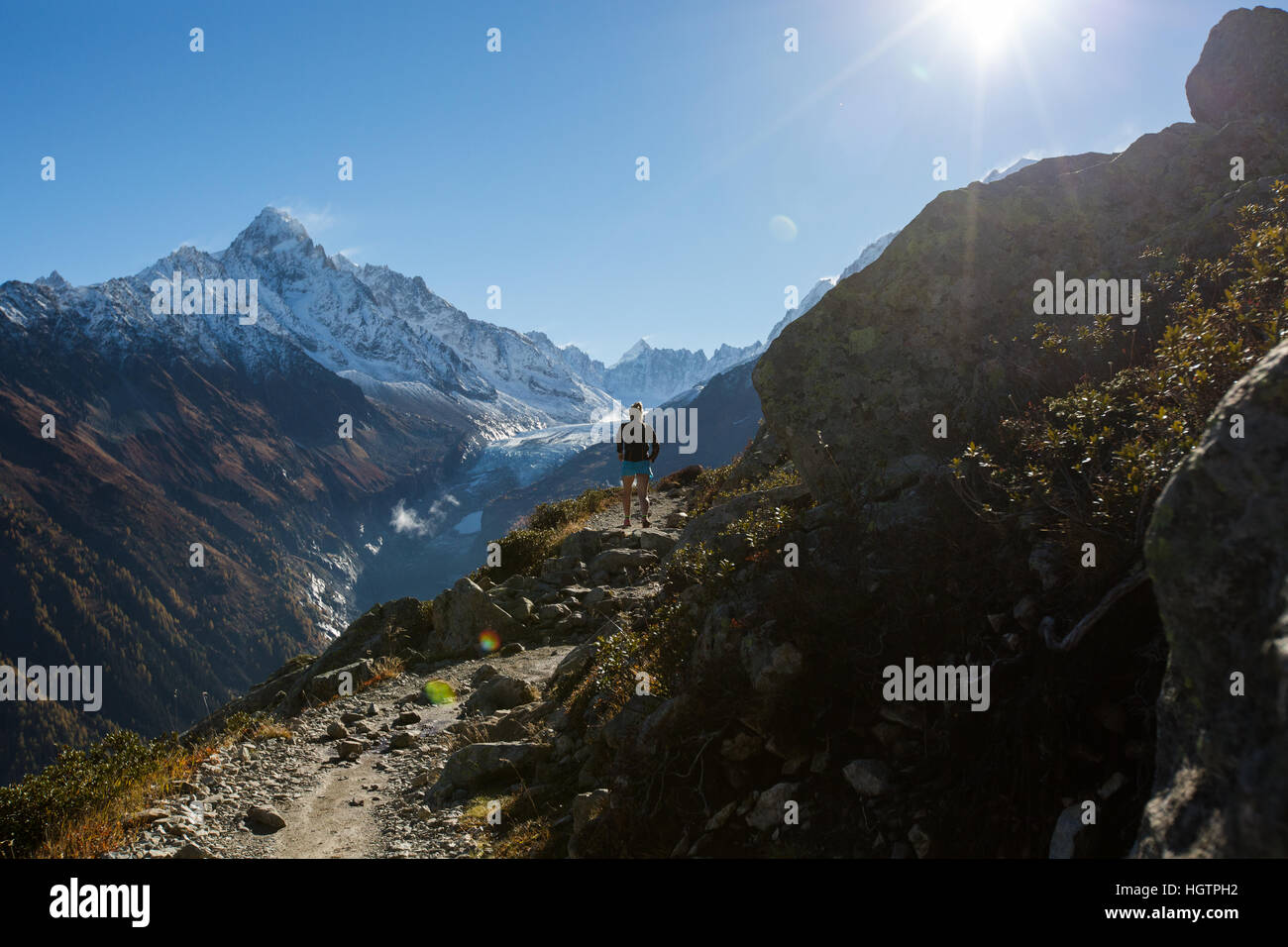 Trail Running, Chamonix, France Stock Photo - Alamy
