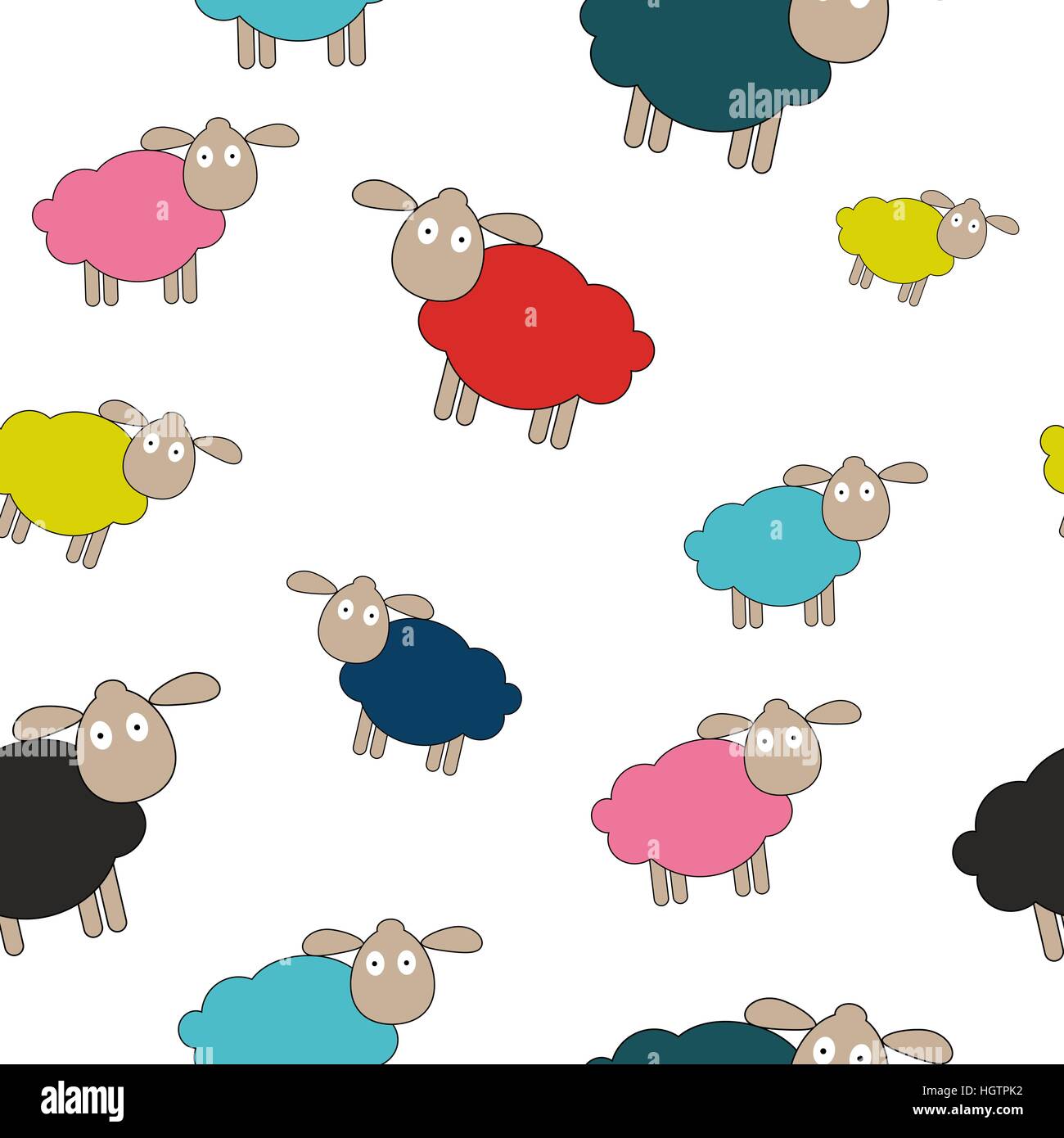 Abstract lamb seamless pattern background vector illustration Stock ...