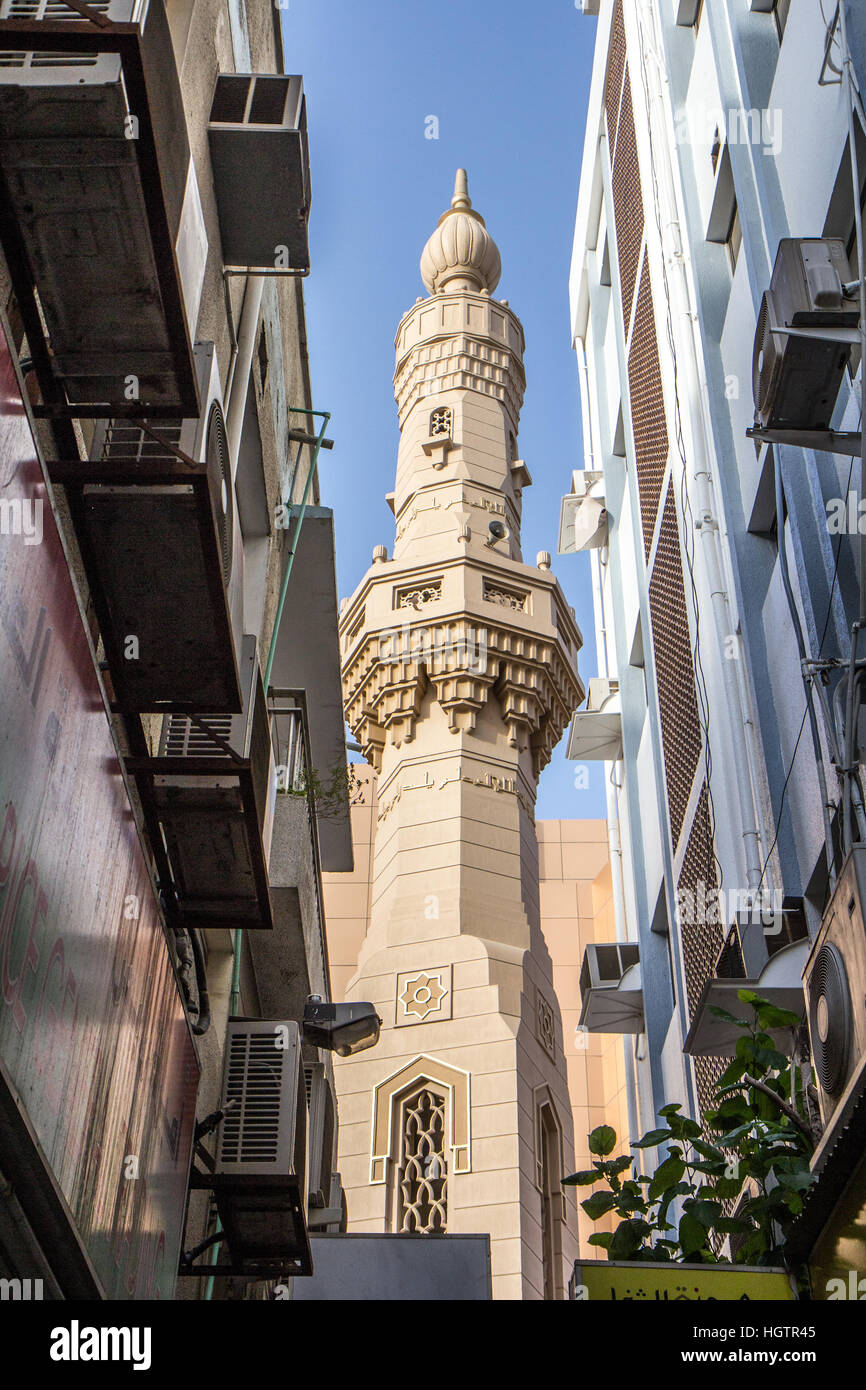 Street portrait of a resident in Dubai Al Naif neighborhood Stock Photo ...