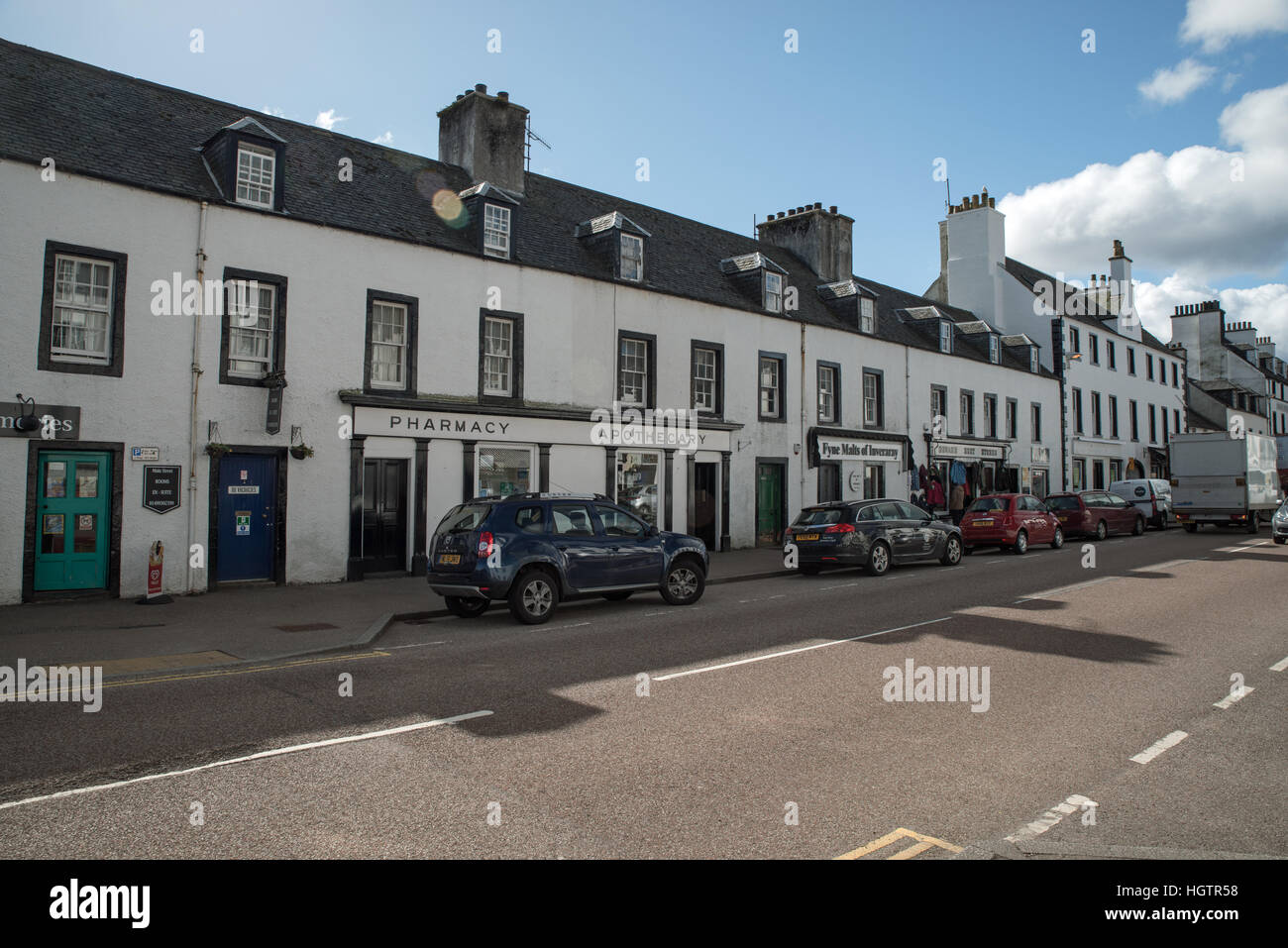 Inveraray Town Scotland Stock Photo - Alamy