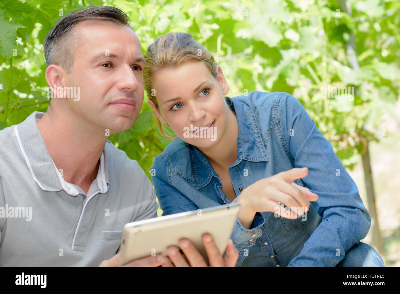 having a break Stock Photo - Alamy