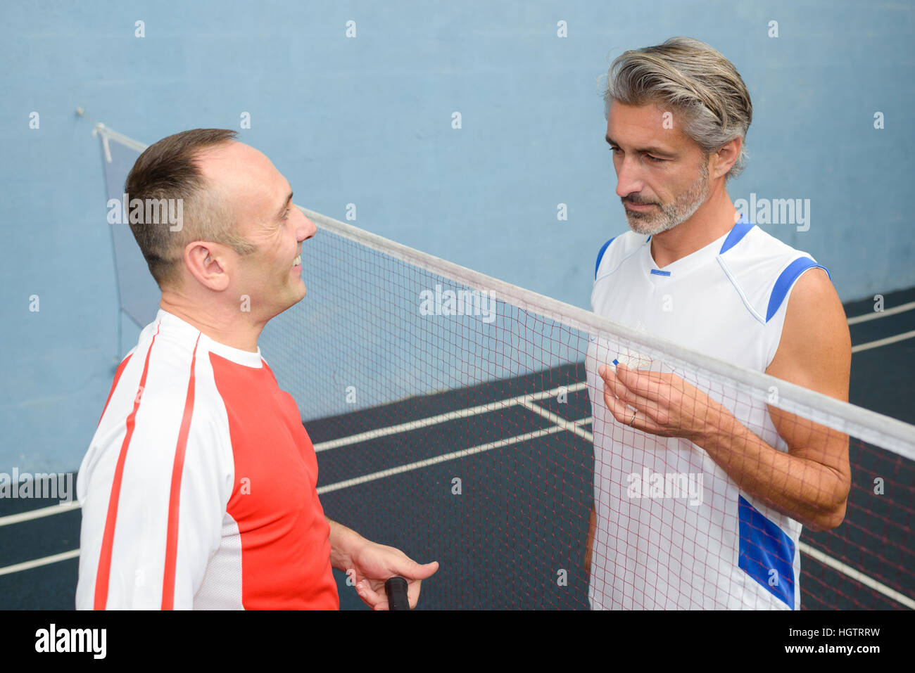 greeting a friend Stock Photo - Alamy