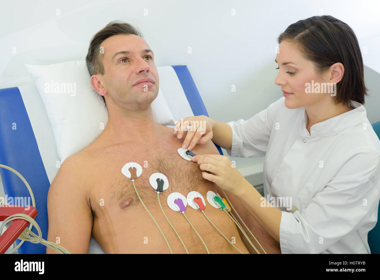 monitoring the heart's activity Stock Photo - Alamy