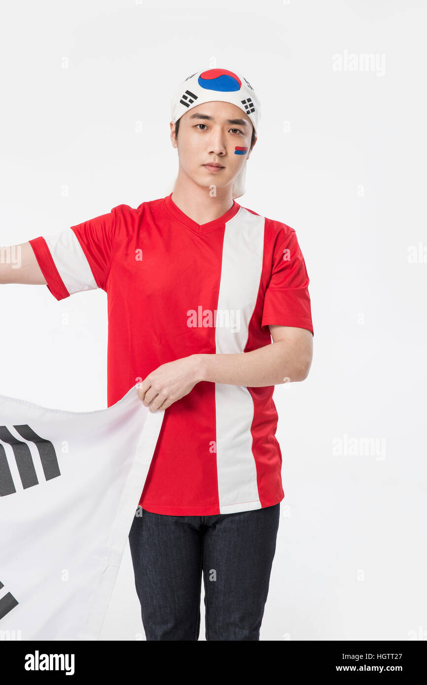 Cheerleader man hi-res stock photography and images - Alamy