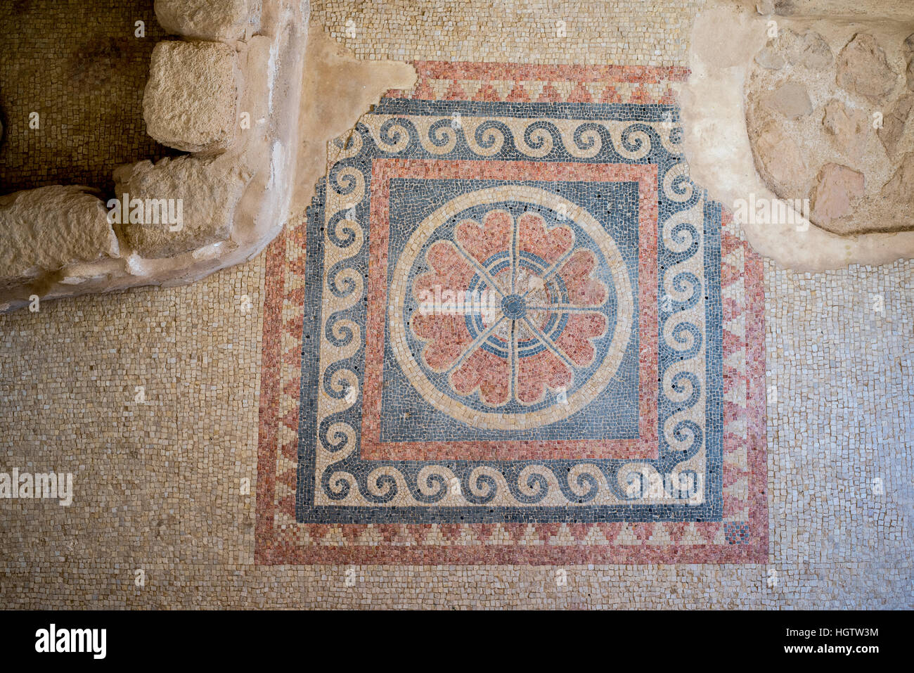 Oriental mosaic floor texture for design or as background Stock Photo ...