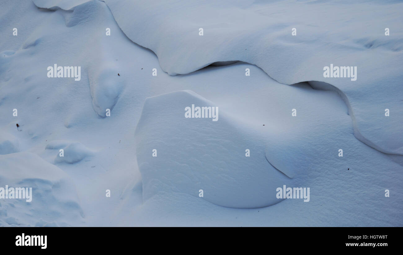Surface of snow on the hillside Stock Photo - Alamy