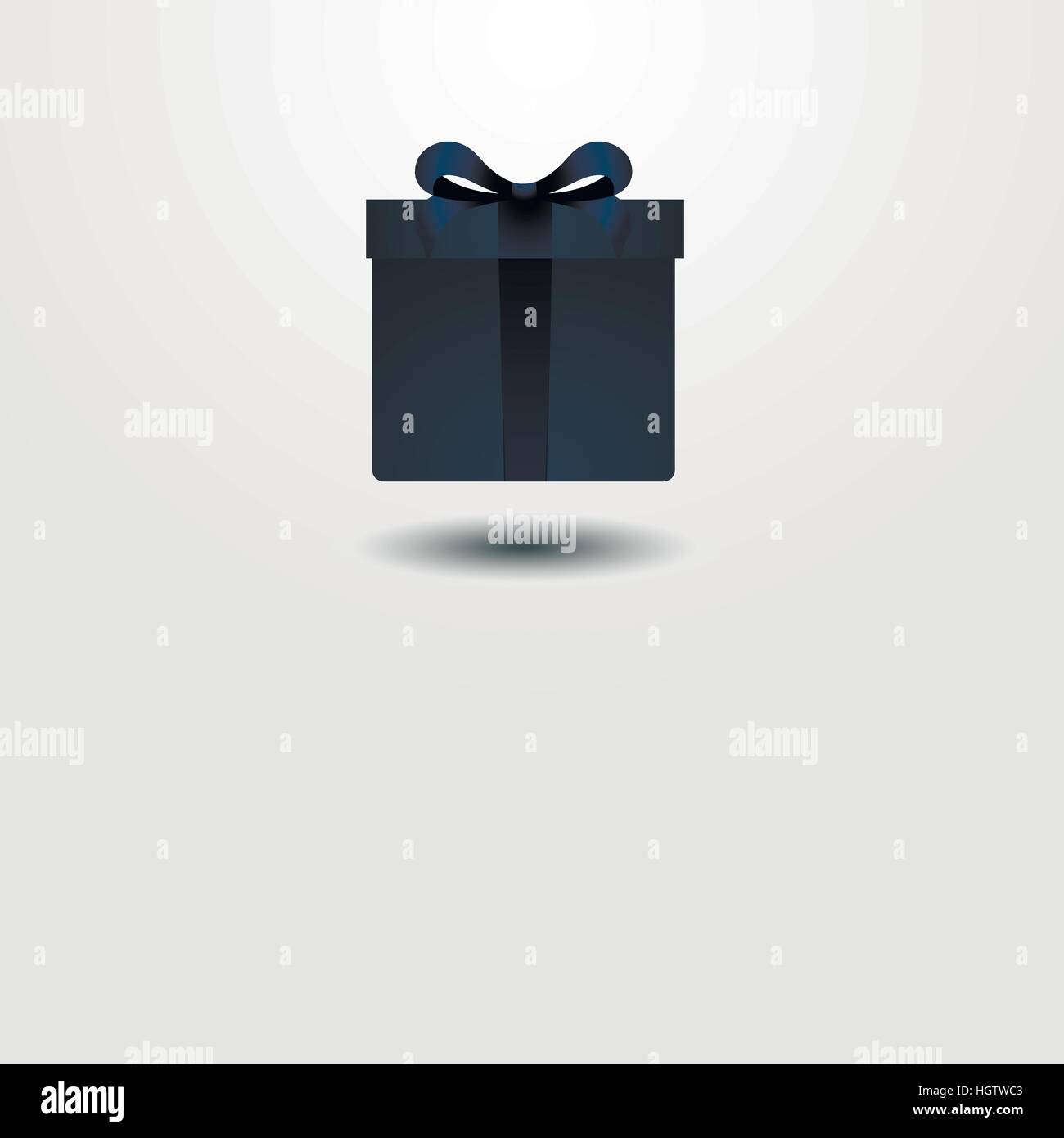 Black gift box shiny Stock Vector Images - Alamy