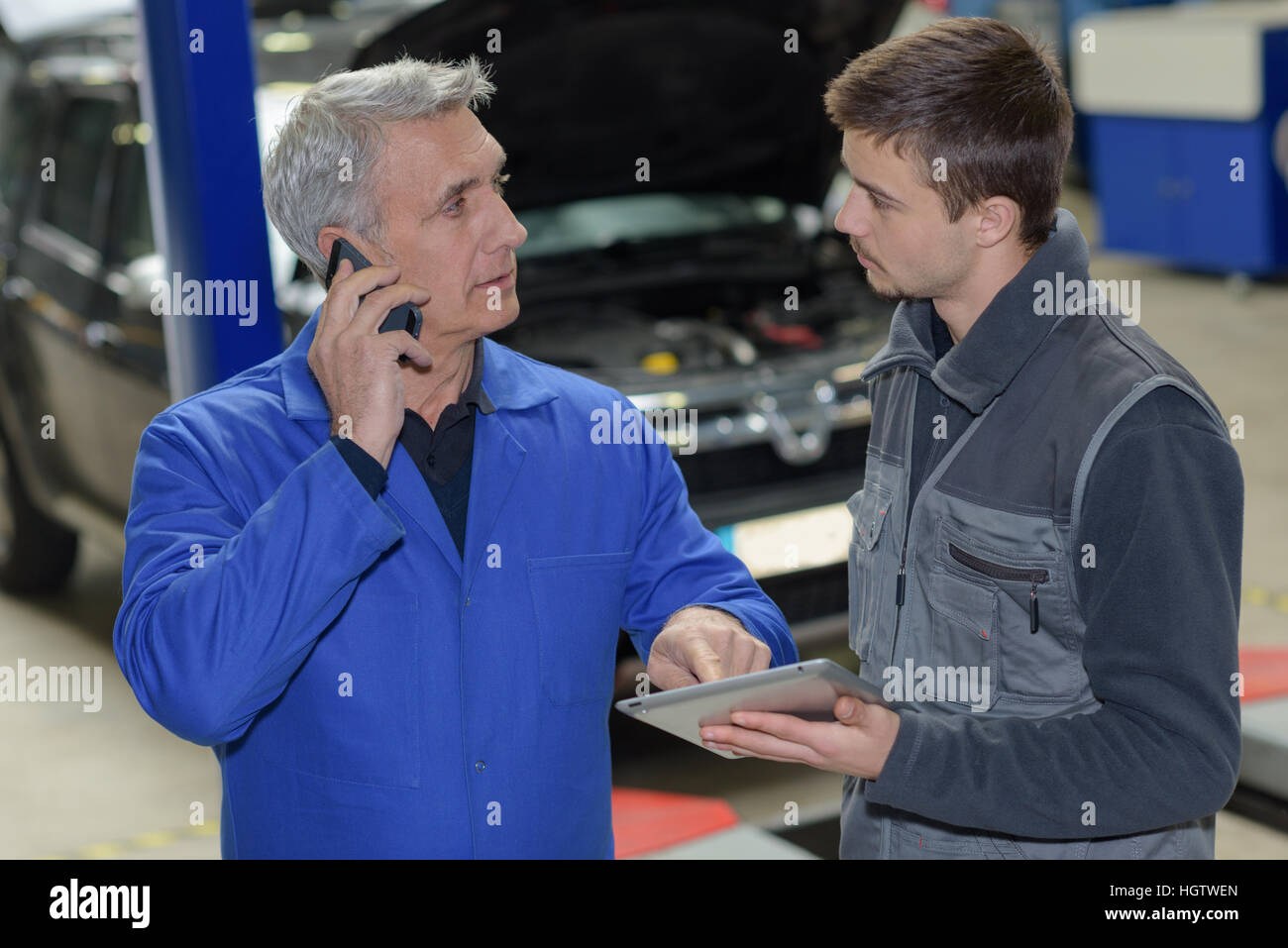 asking the supervisor Stock Photo - Alamy