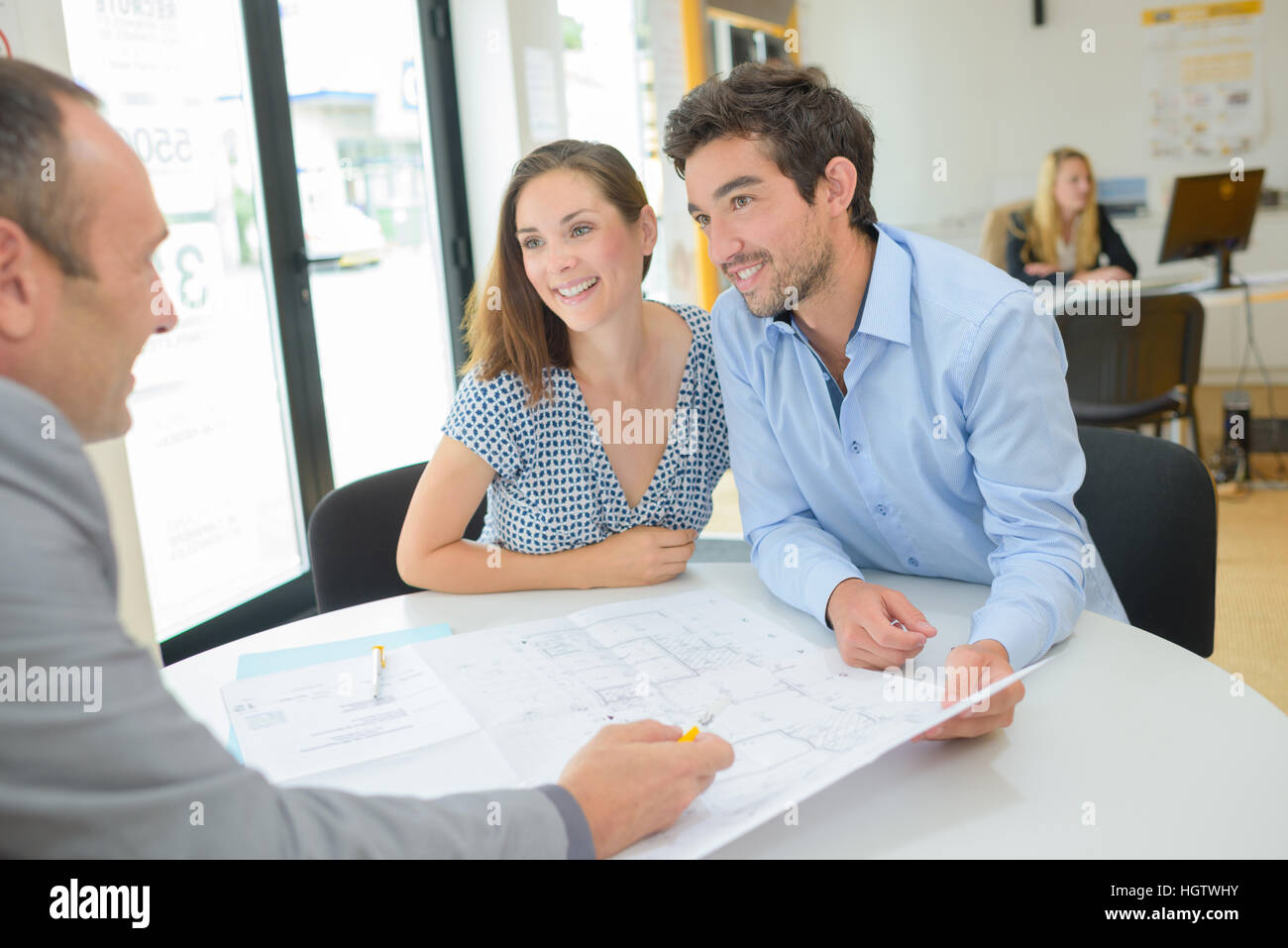 Architect plans hi-res stock photography and images - Alamy