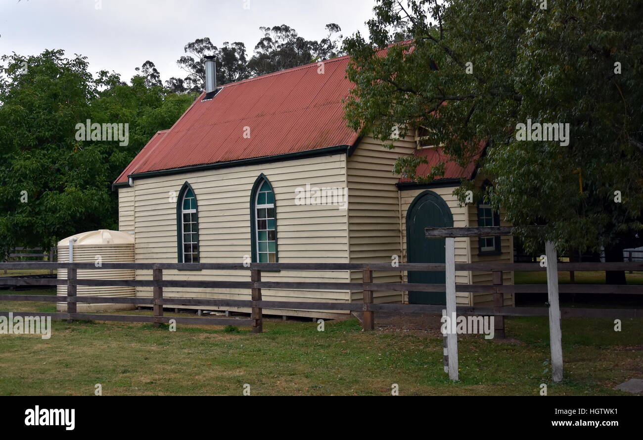 Dargo, Australia - December 25, 2016. Old house in Dargo. Dargo is a ...