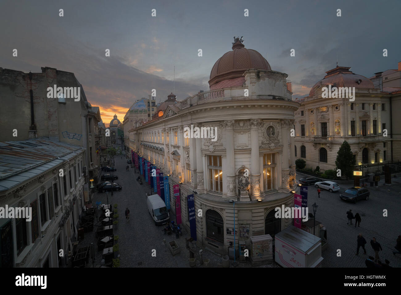 The Capital City of Bucharest Stock Photo - Alamy
