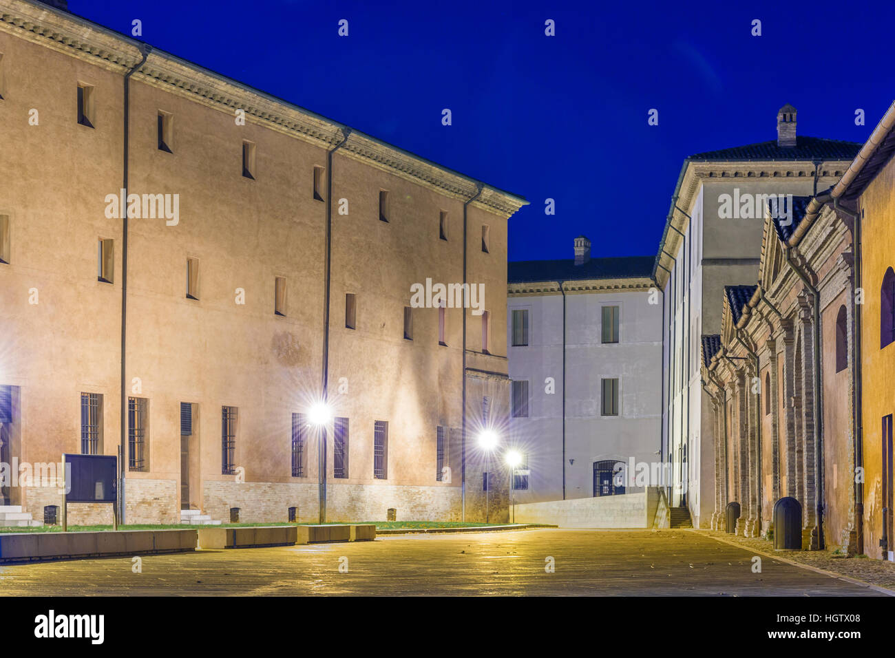 buildings in the old town street in Ravenna Stock Photo - Alamy