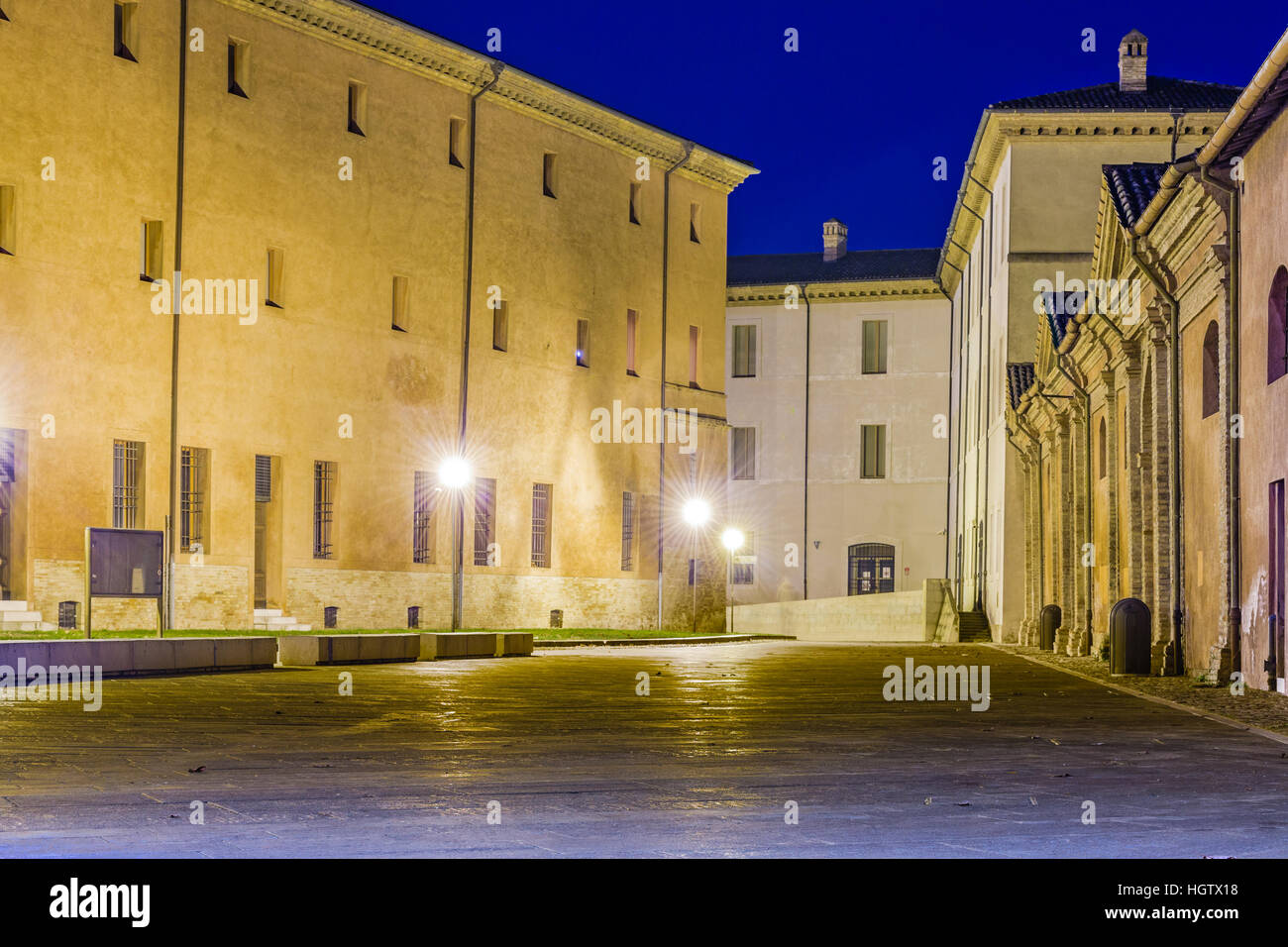 buildings in the old town street in Ravenna Stock Photo - Alamy