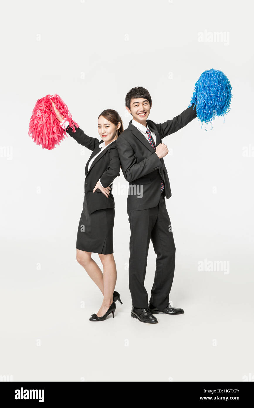 Back view people cheering hi-res stock photography and images - Alamy