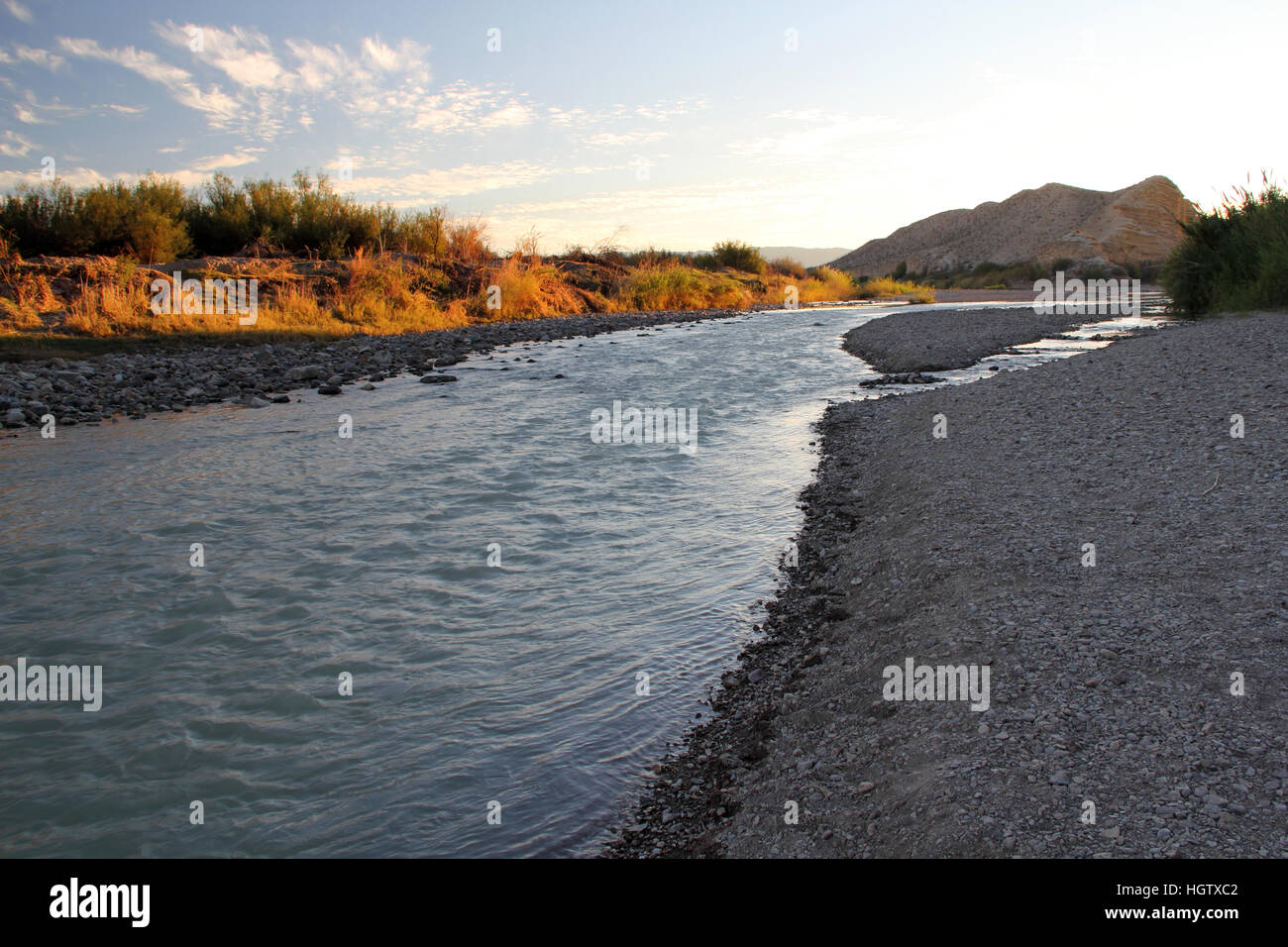 Beautiful Southwestern Landscape in Big Bend National Park, Texas Stock ...