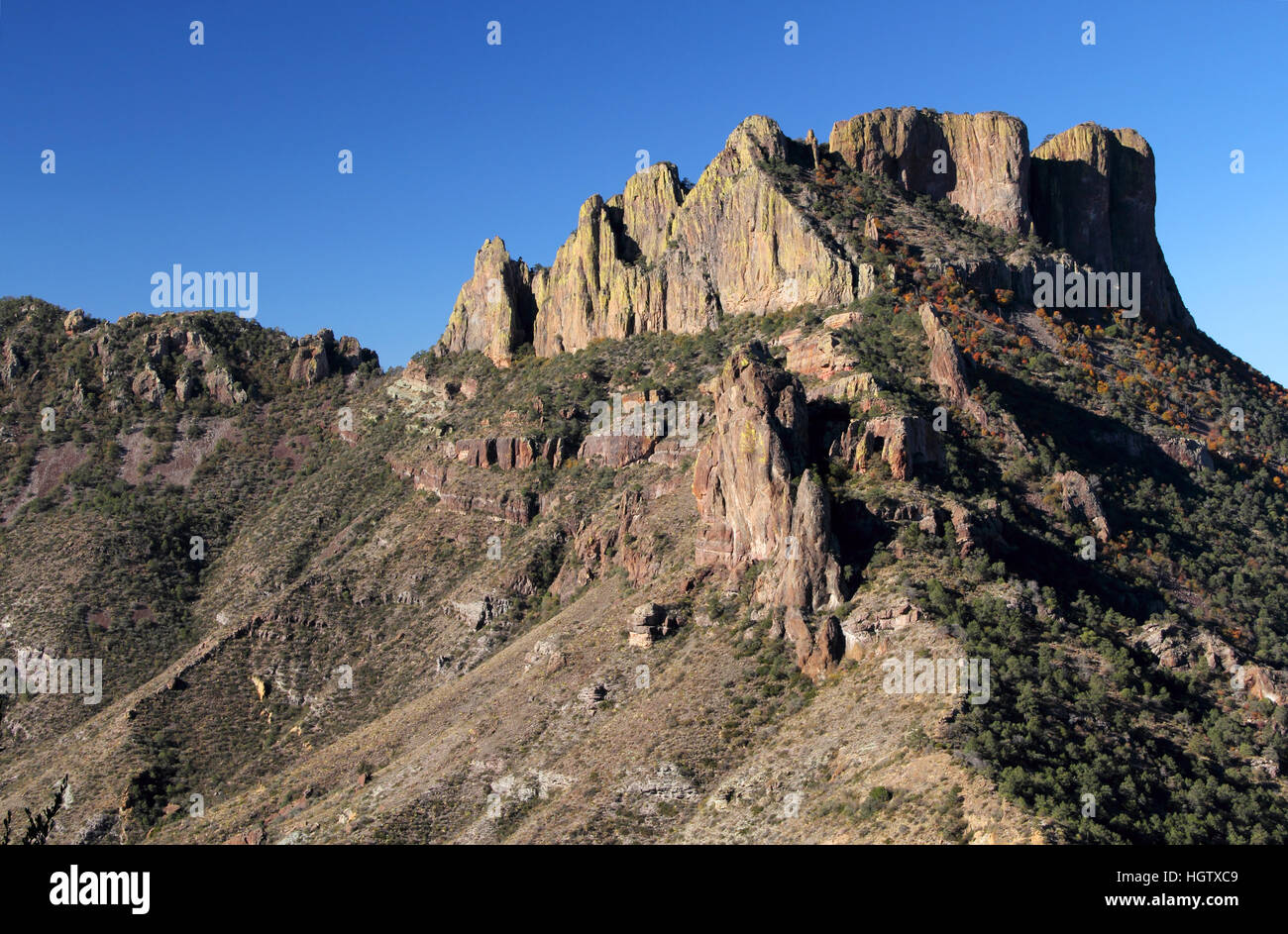 Beautiful Southwestern Landscape in Big Bend National Park, Texas Stock ...