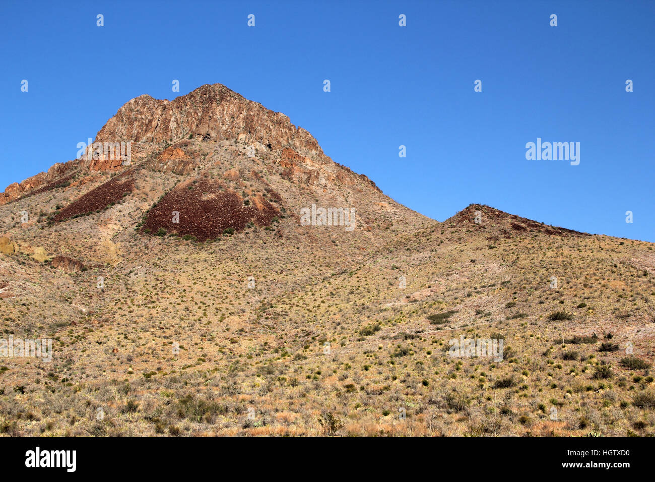 Beautiful Southwestern Landscape in Big Bend National Park, Texas Stock ...