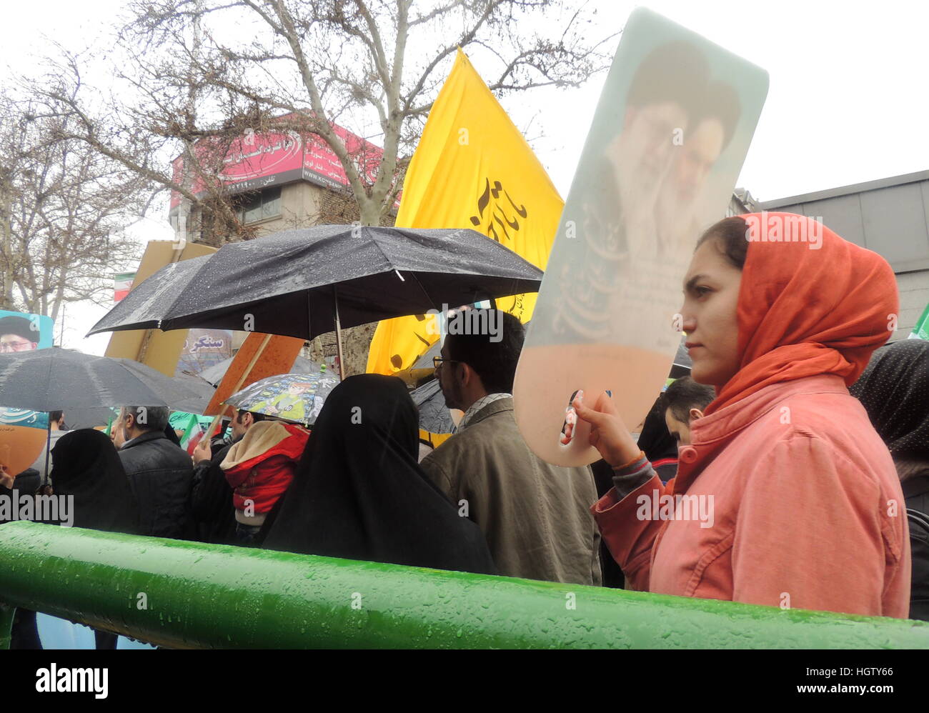 Iranian families and women take to Tehran streets for Islamic ...
