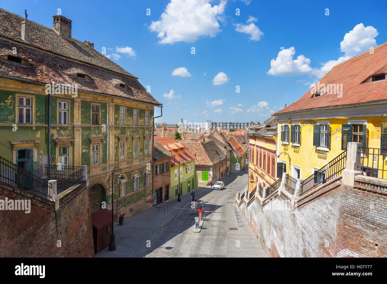 The City of Sibiu in Romania Stock Photo - Alamy