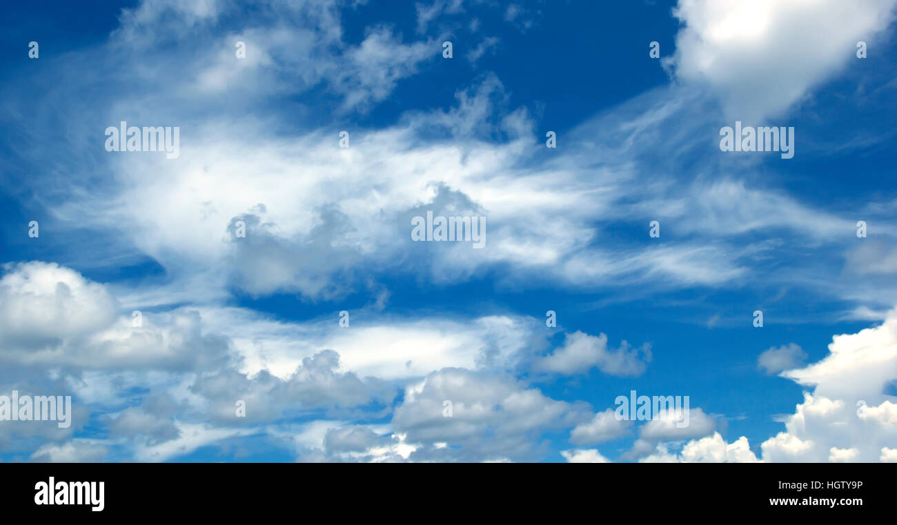 The vast blue sky and clouds sky Stock Photo - Alamy
